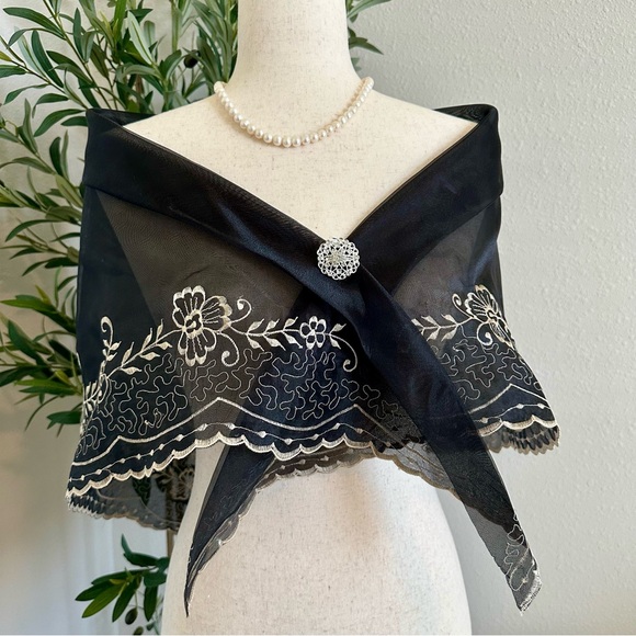 Accessories | Alampay Panuelo With Pin | Poshmark